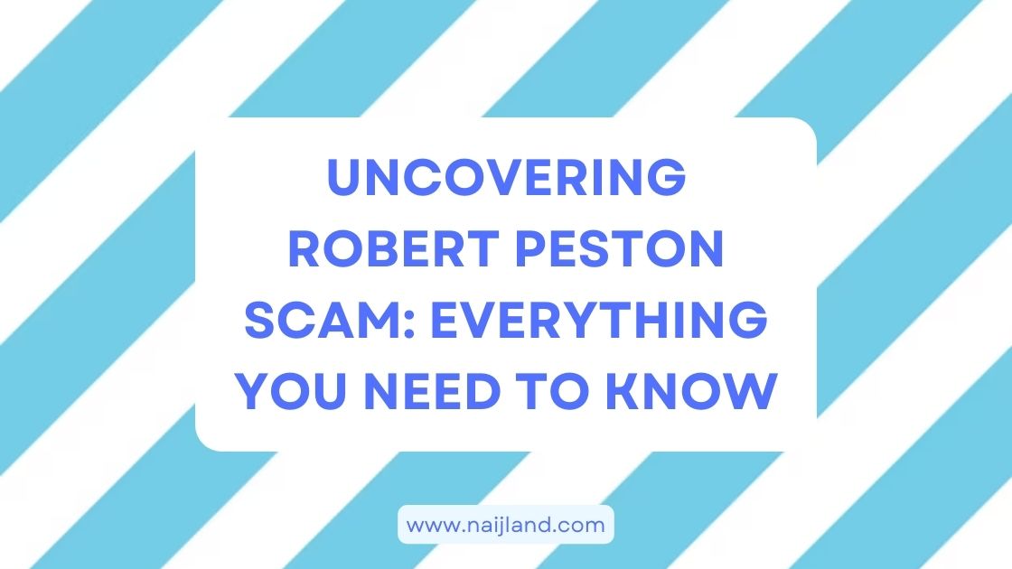 Uncovering Robert Peston Scam: Everything You Need To Know